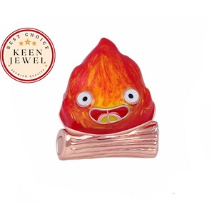 Halloween Flame Charm for Pandora Bracelet, Halloween Fire Charm for ...