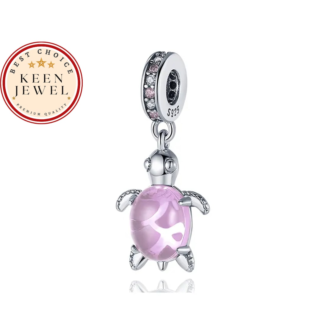 Turtle Charm for Pandora Bracelet, Ocean Charm Theme Charm for Pandora ...