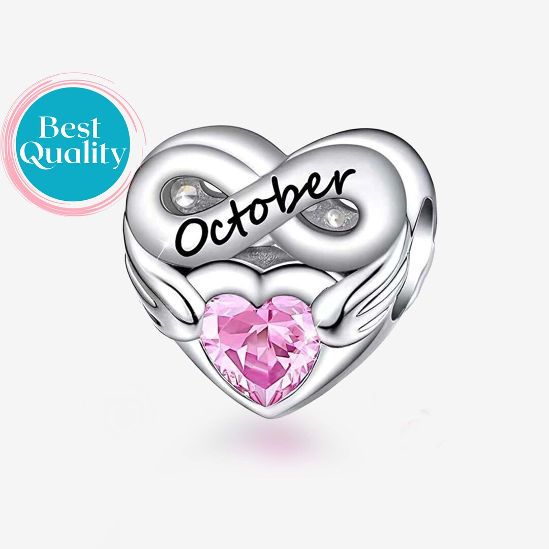 Pandora Fitting October Birthstone Charm, October Birthday Gifts for ...