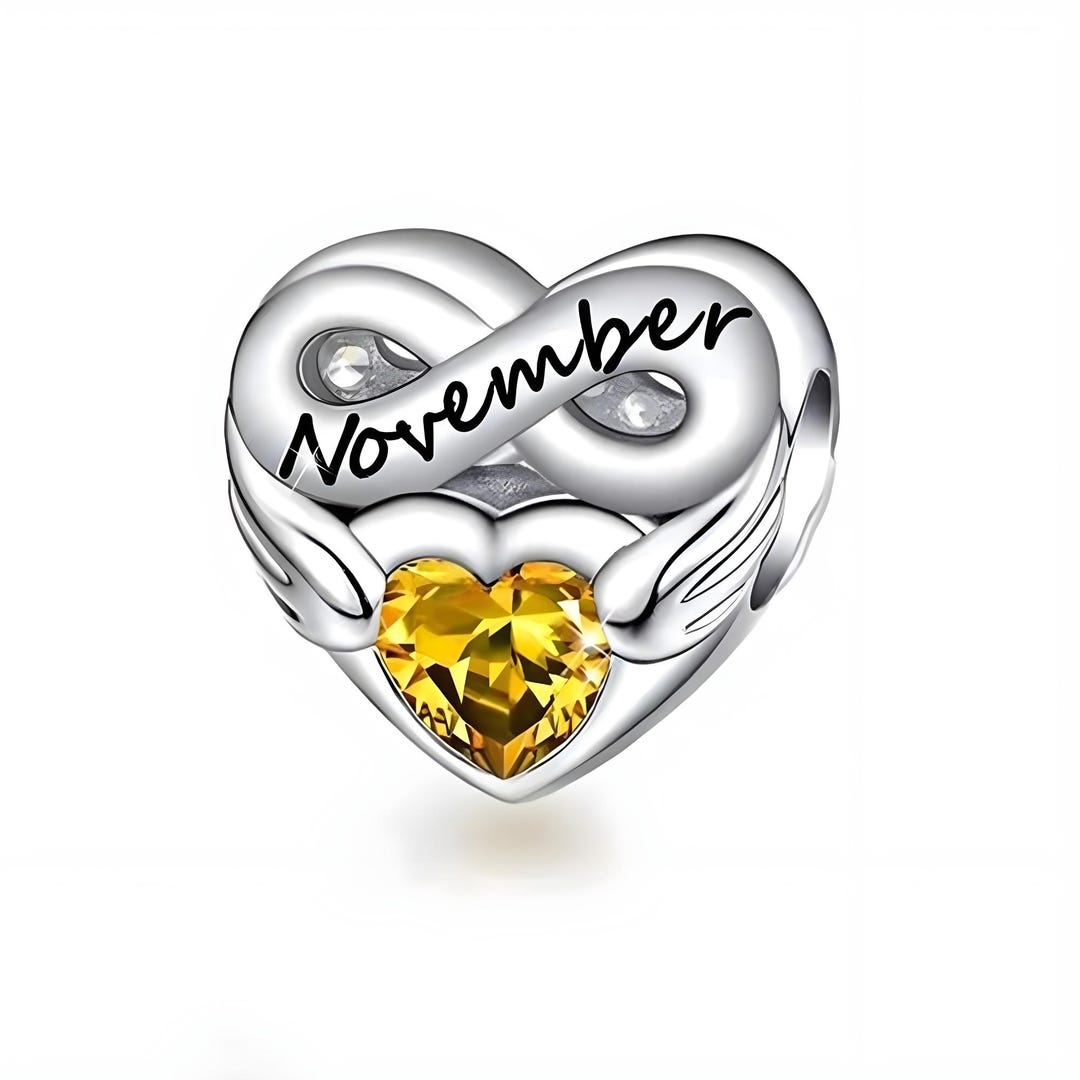 Pandora Fitting November Birthstone Charm, November Angel Birthstone ...