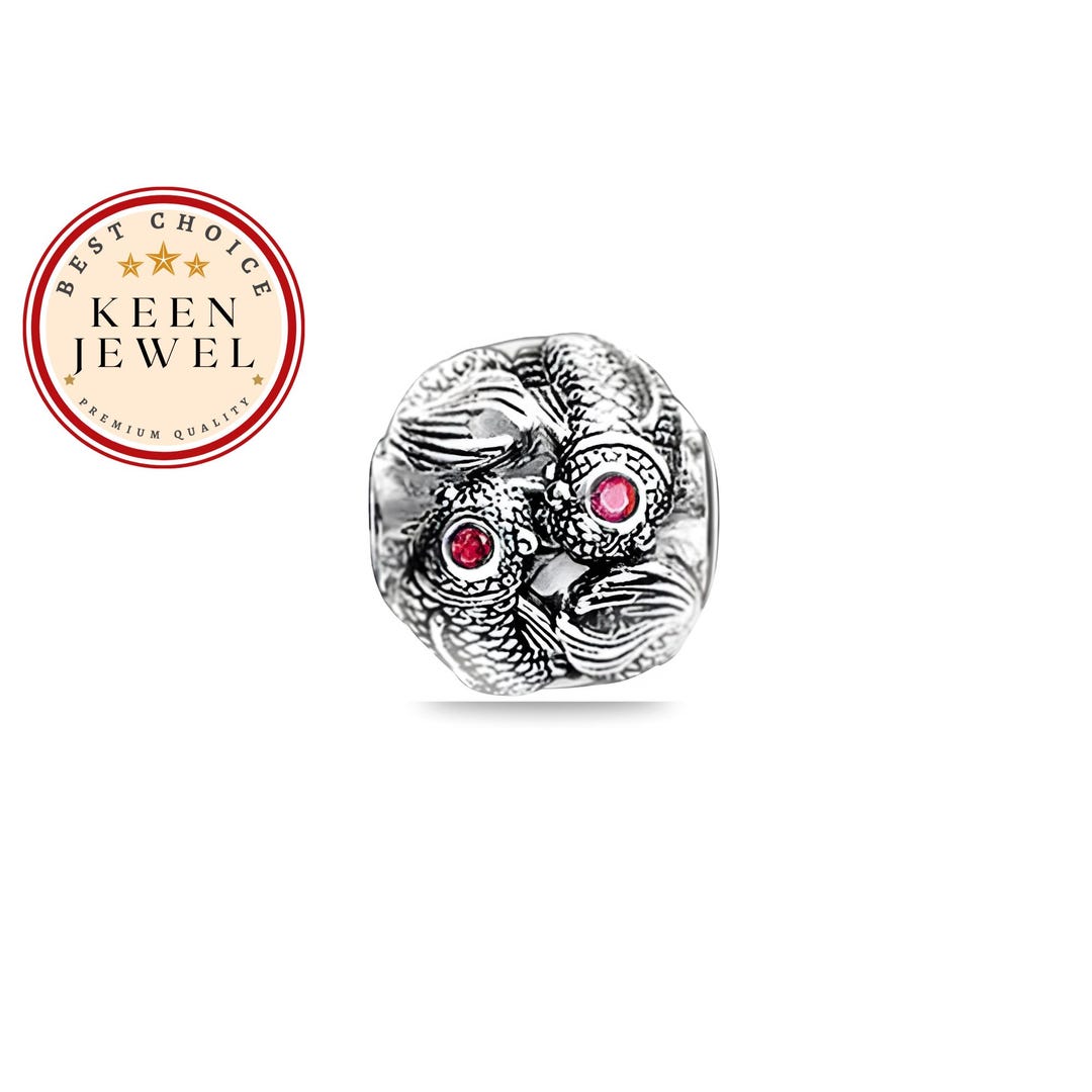 Pandora Fitting Fortune Charm - 925 Sterling Koi Fish Charm for ...