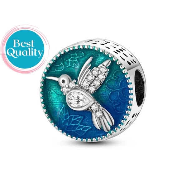 Hummingbird Charms - Etsy