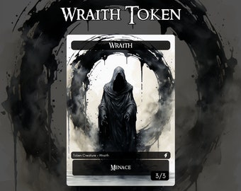 Wraith Token Full Art Custom Card - Etsy