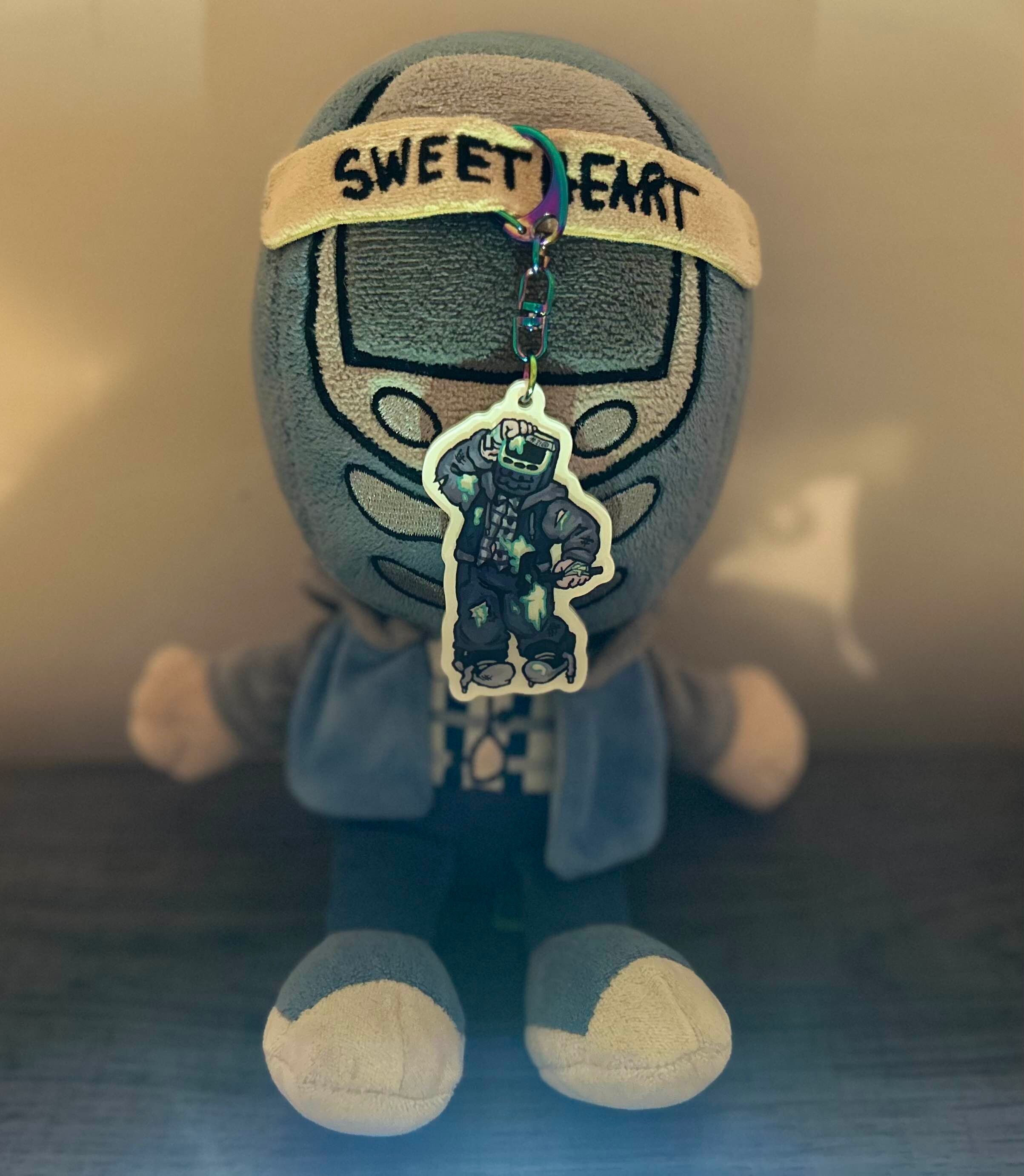 Randy Jade - GITD Glow in the Dark Keychain [ldialtown] - Etsy