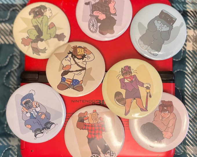 DIALTOWN Pins / Buttons - [wave 1] - Etsy