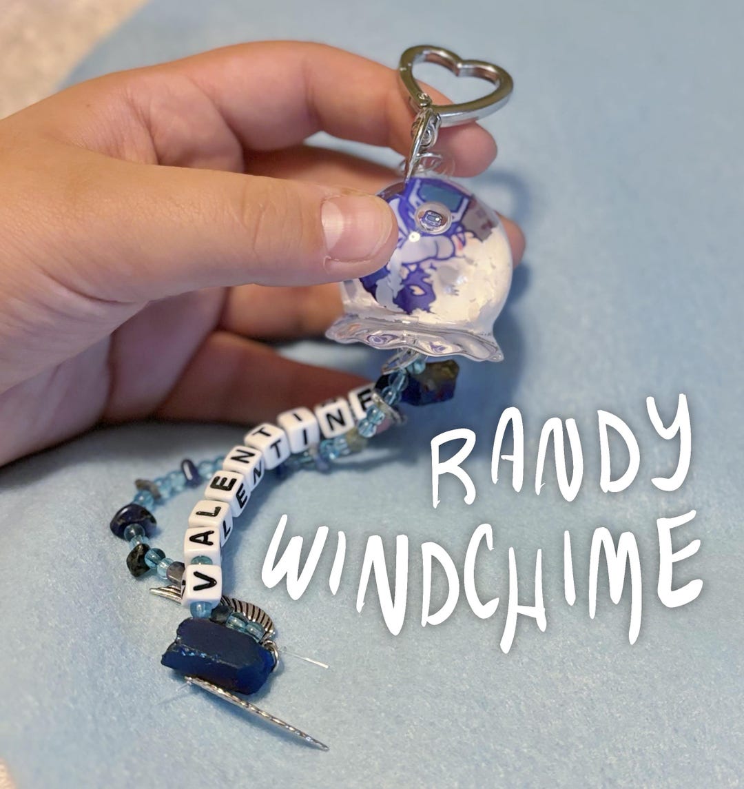DIALTOWN Randy Windchime Keychain [limited Stock] - Etsy