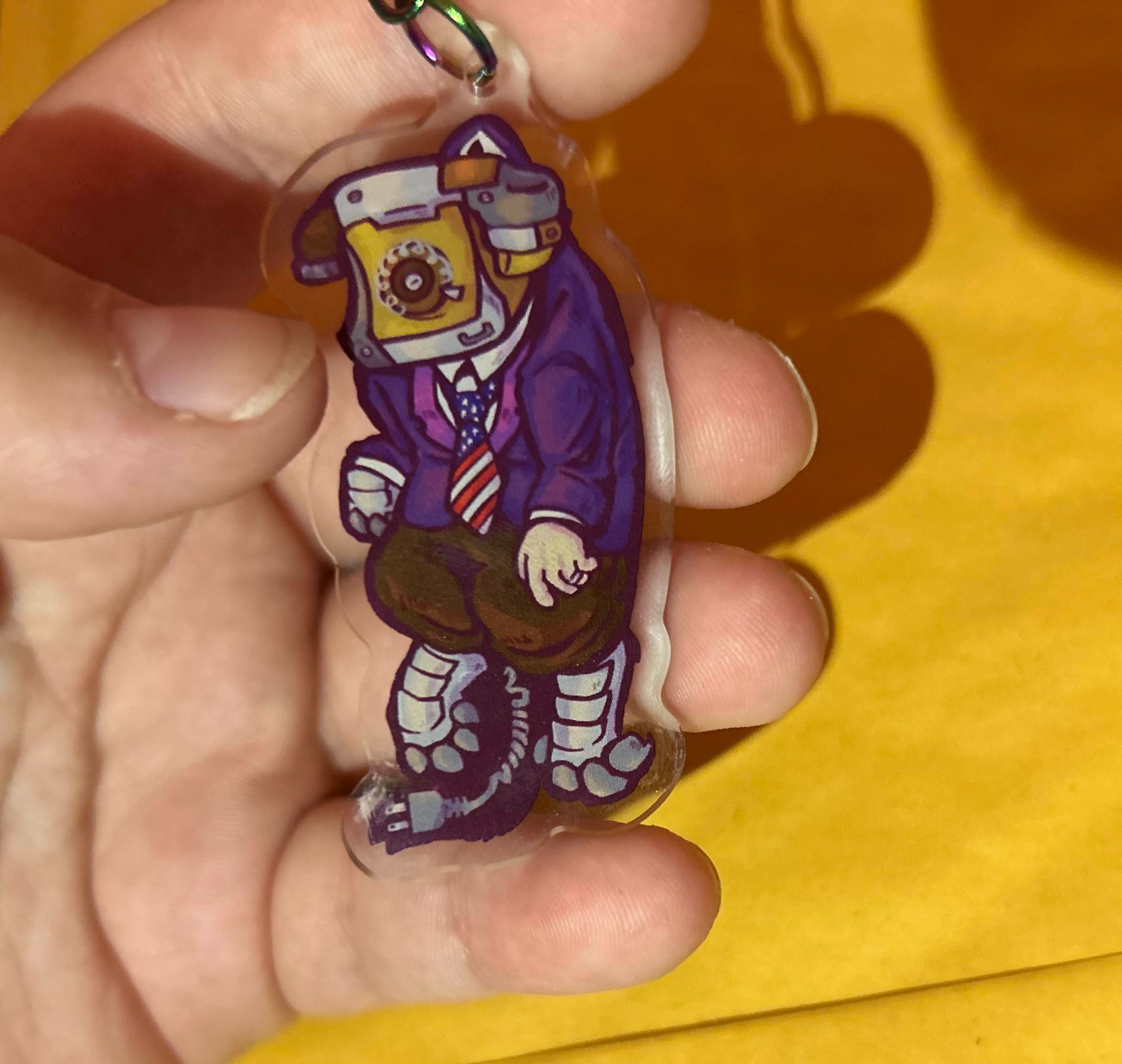 Callum Crown / Phonegingi KEYCHAINS Double Sided [DIALTOWN] - Etsy