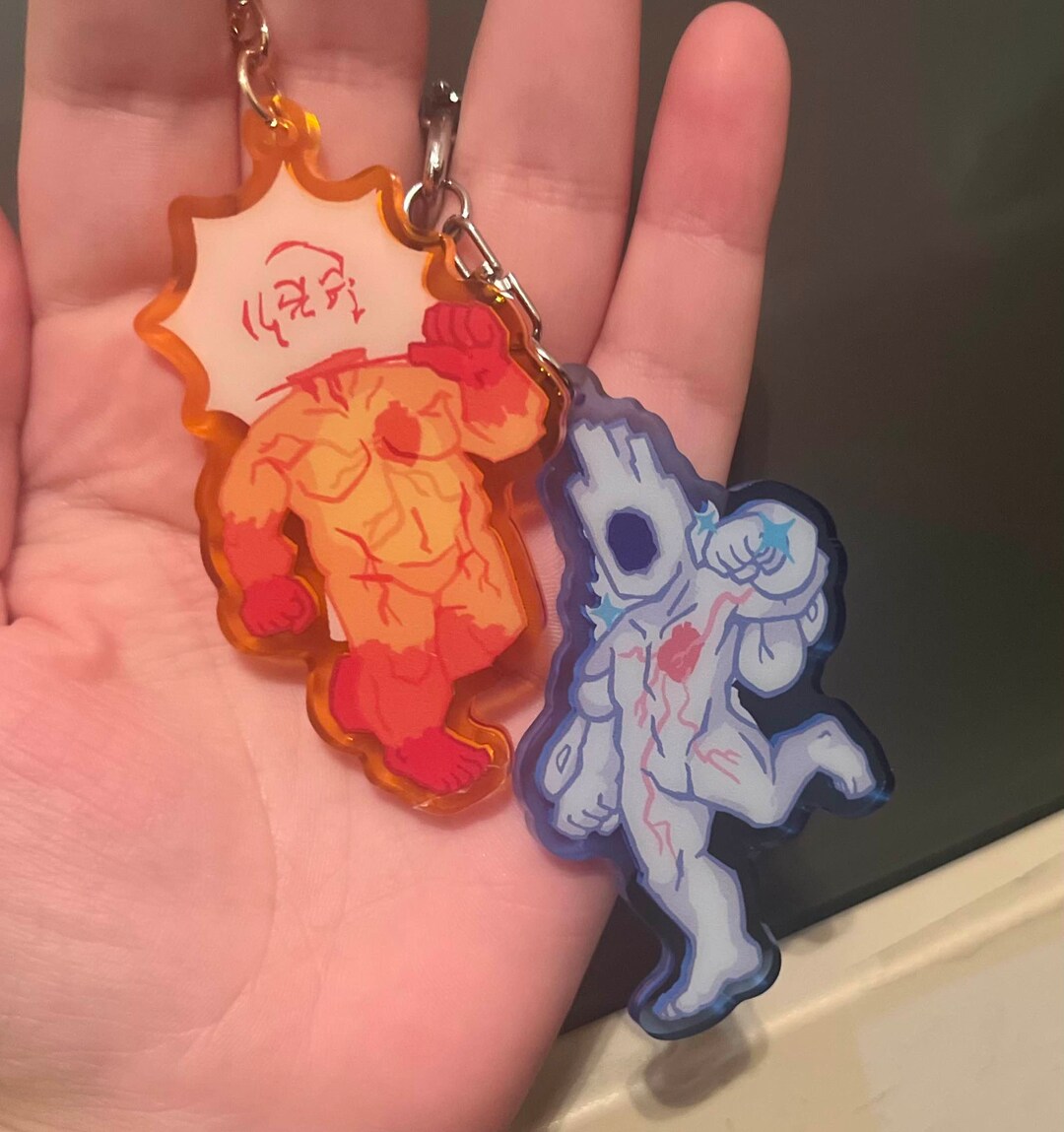 SISYPHUS & MINOS Double Sided Keychains ULTRAKILL - Etsy