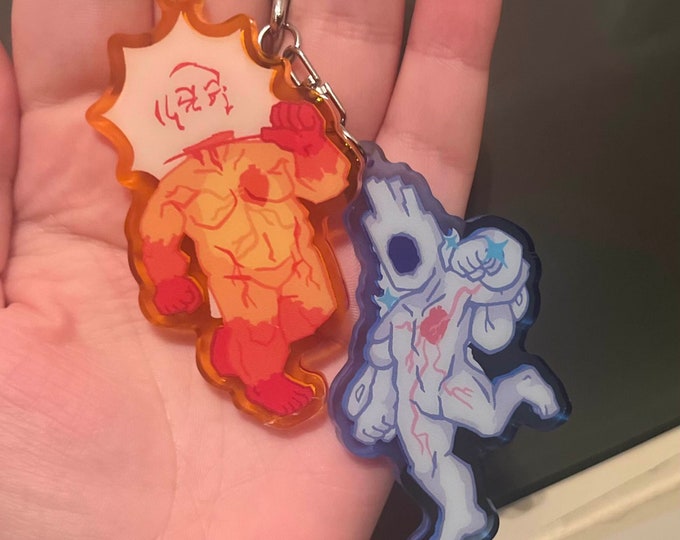 SISYPHUS & MINOS Double Sided Keychains [ULTRAKILL] - Etsy