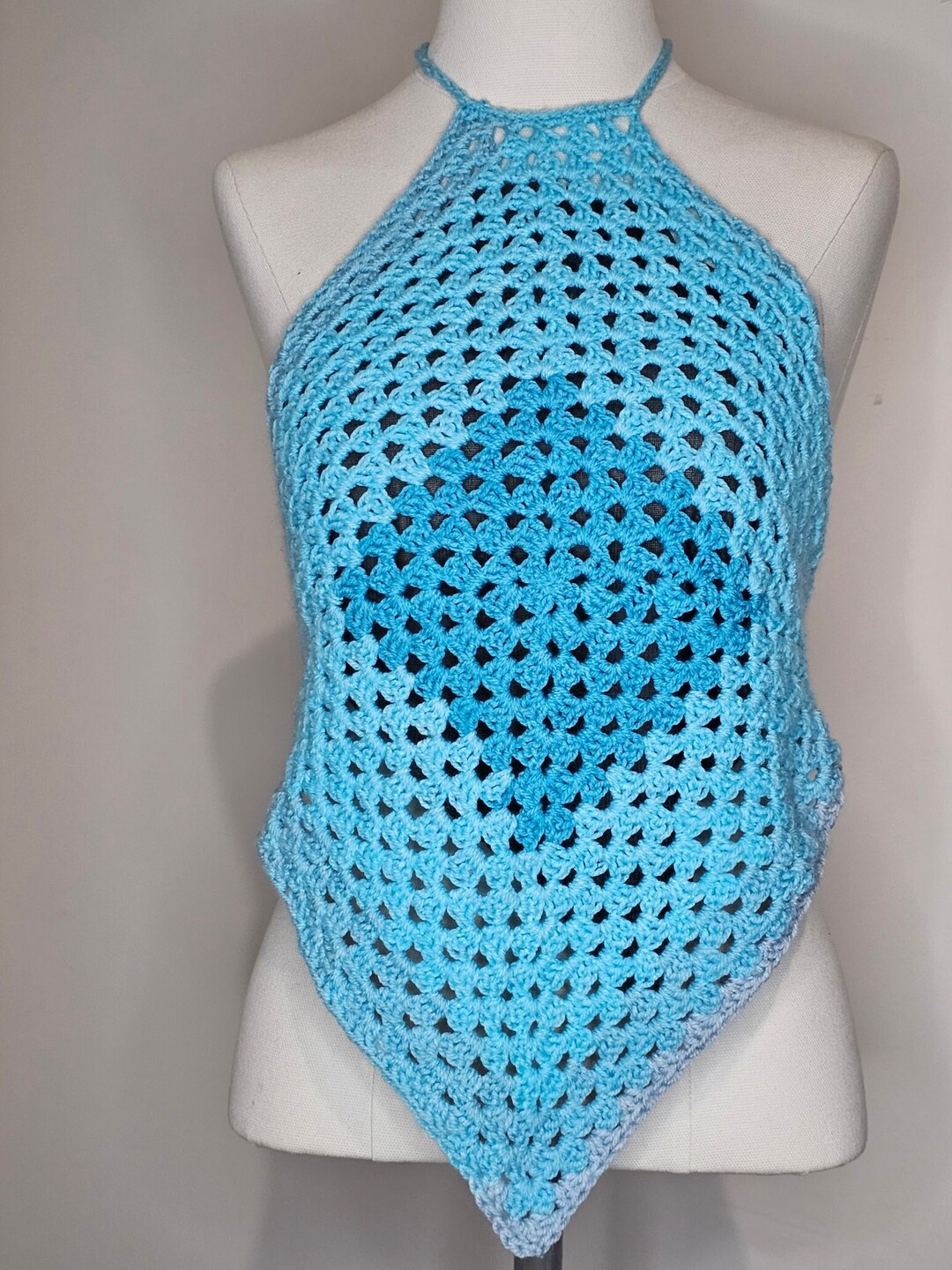 Crochet, Crochet Tops, Summer Tops, Crotchet Halter Top, Halter Top ...