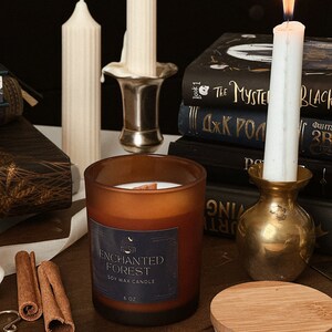 Cozy Soy 100% Candle, Unique Fragrance, Enchanted Forest, Candle Gift ...