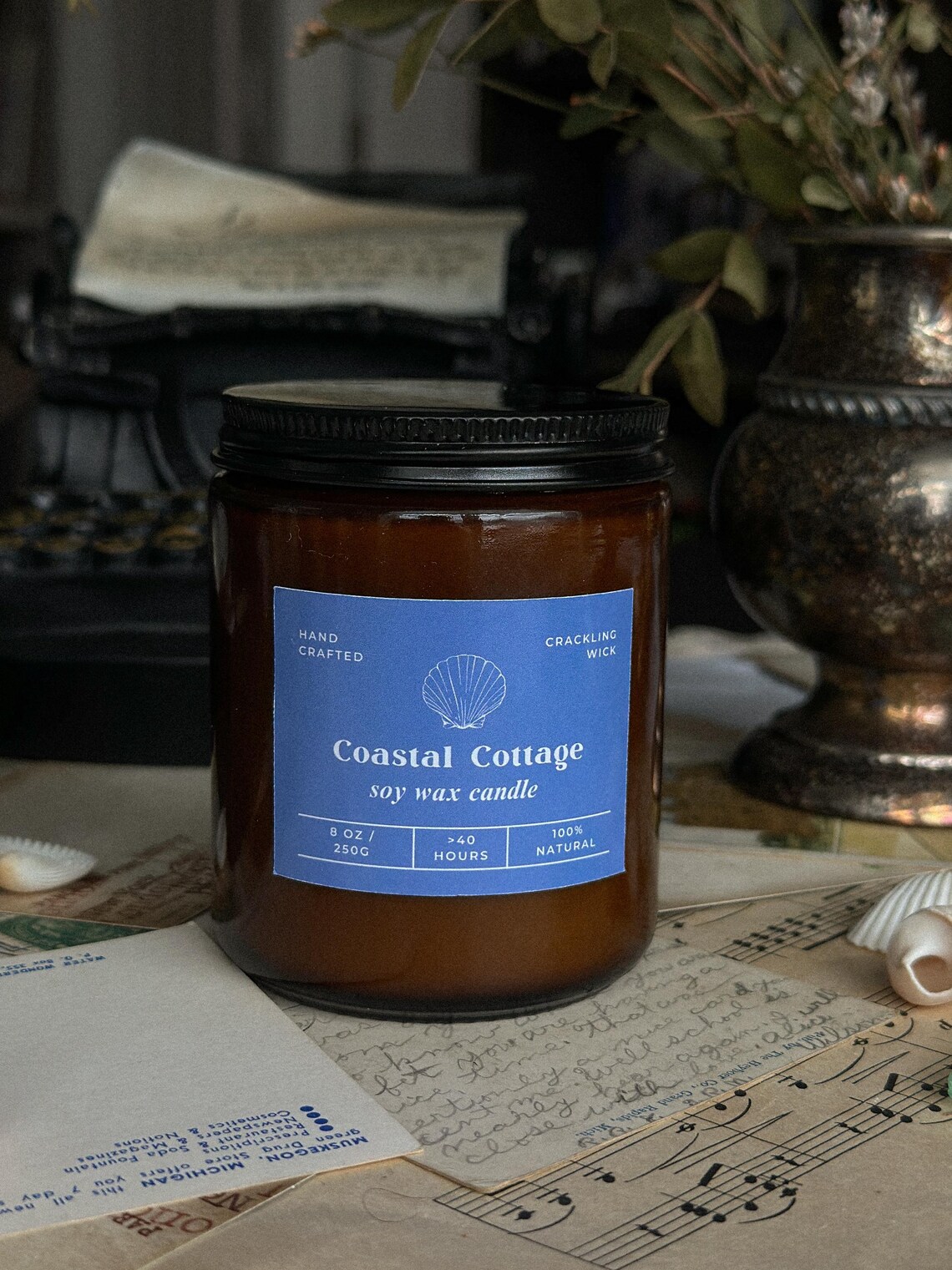 Coastal Cottage, Summer 100% Soy Candle, Unique Fragrance,candle Gift ...