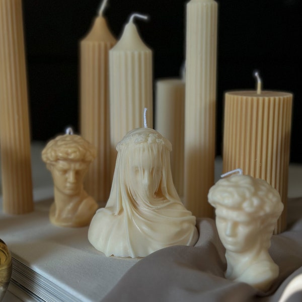 Bust Candle - Etsy