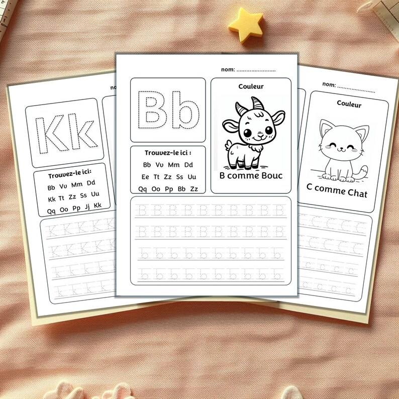 French Alphabet, Coloring Pages, Kindergarten, Preschool Activity ...