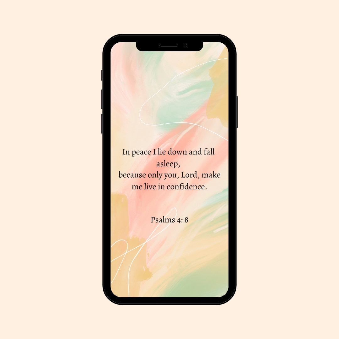 5 Bible Quotes | Phone Backgrounds - Etsy