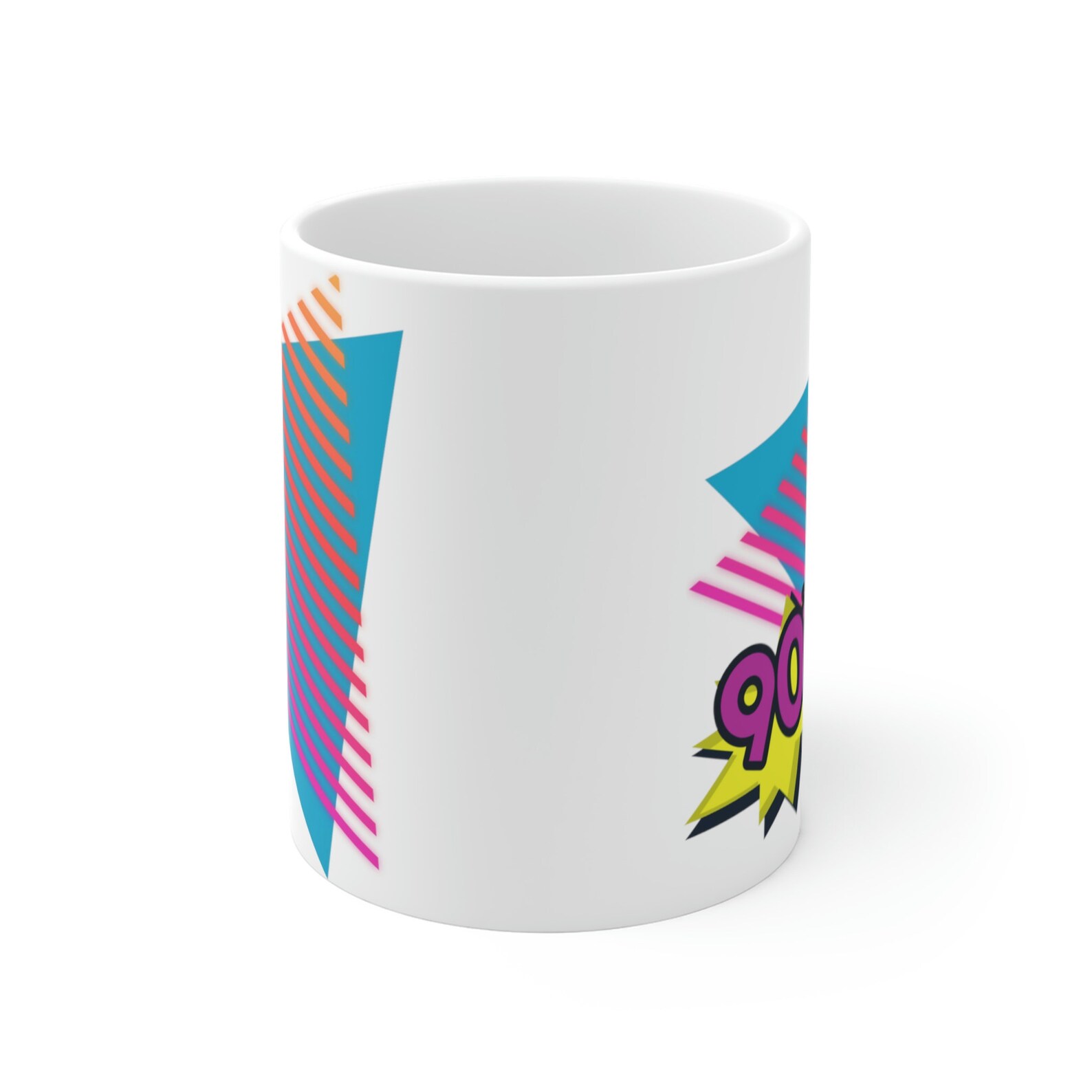 Unique Retro Throwback 90s Themed Ceramic Mug, 11oz - Etsy