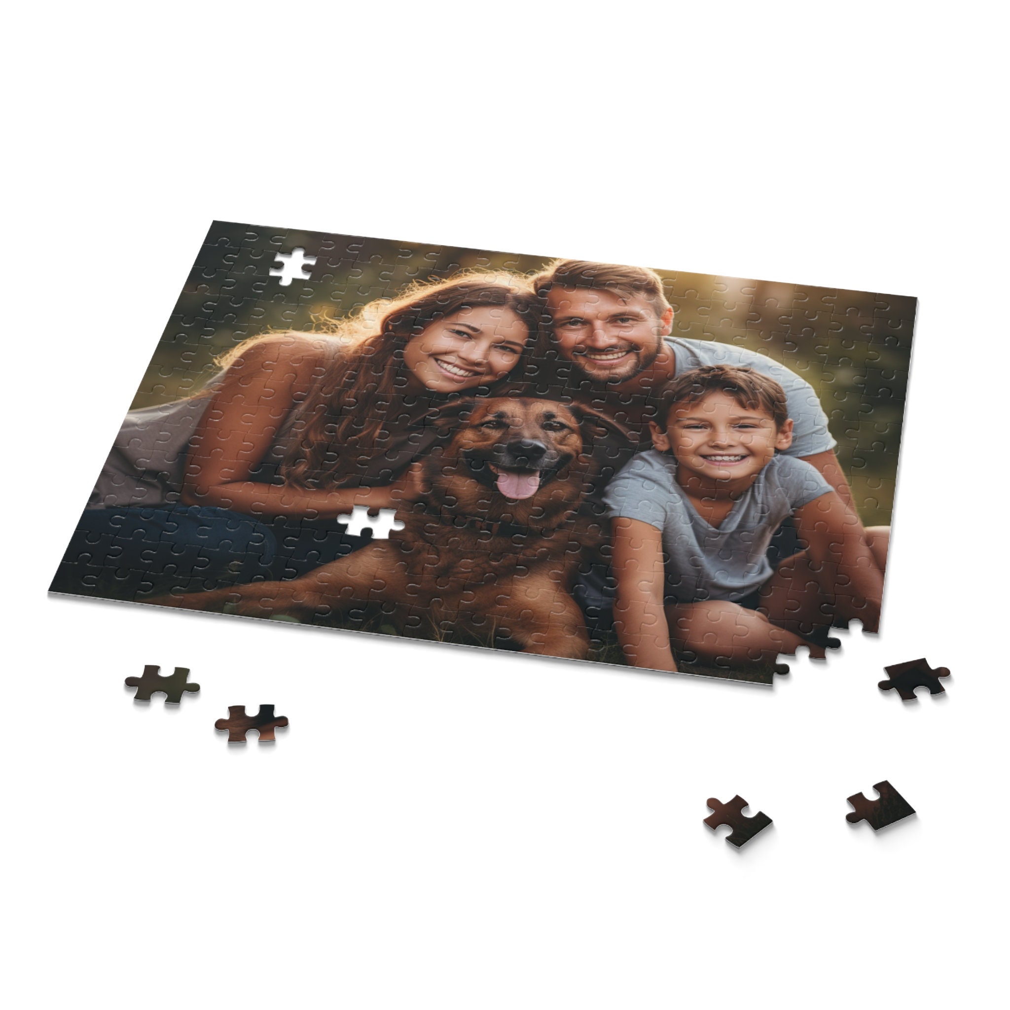 Custom Photo Puzzle Personalized Christmas Gift Custom Photo Game Night ...