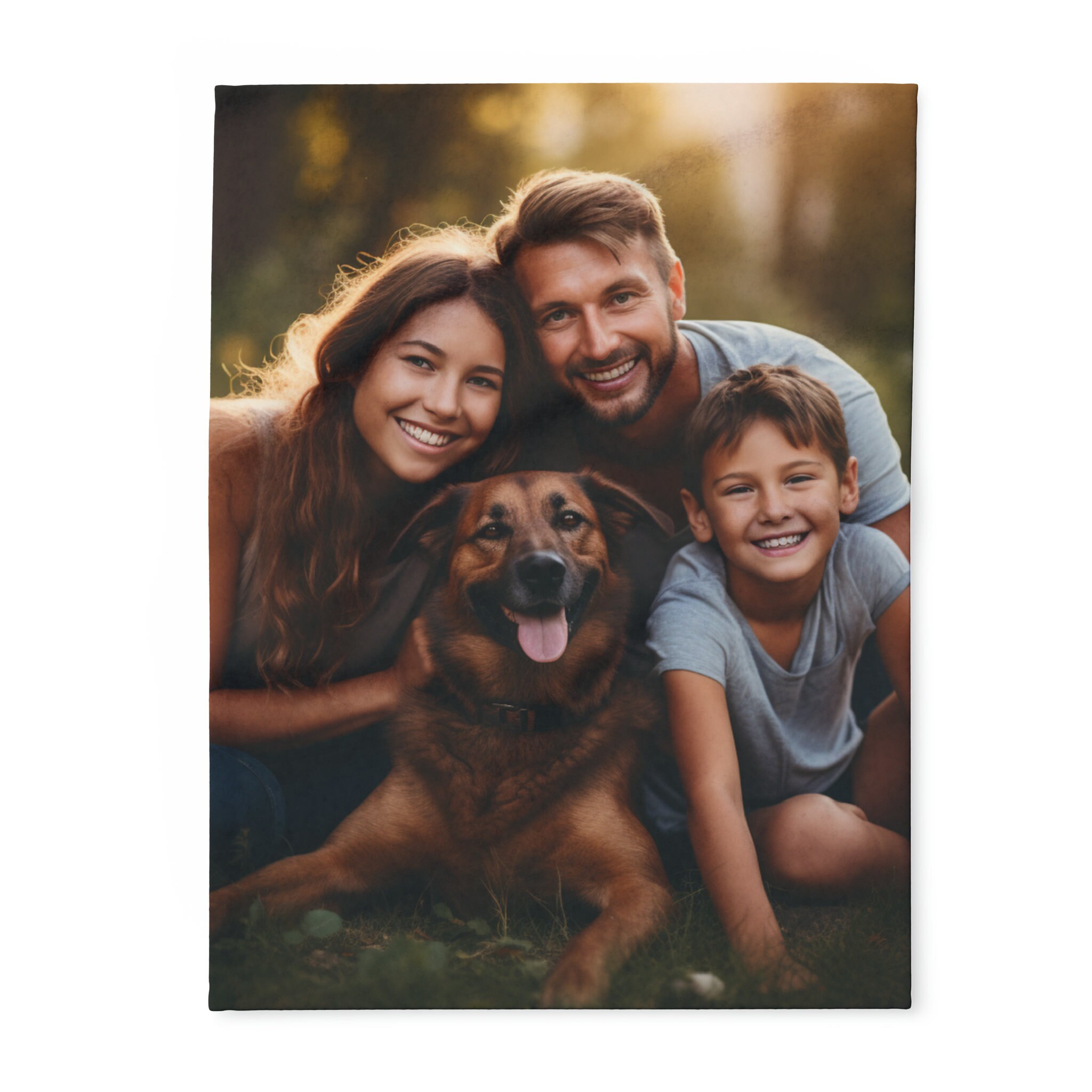 Custom Photo Blanket Family Photo Blanket Custom Fleece Picture Blanket ...