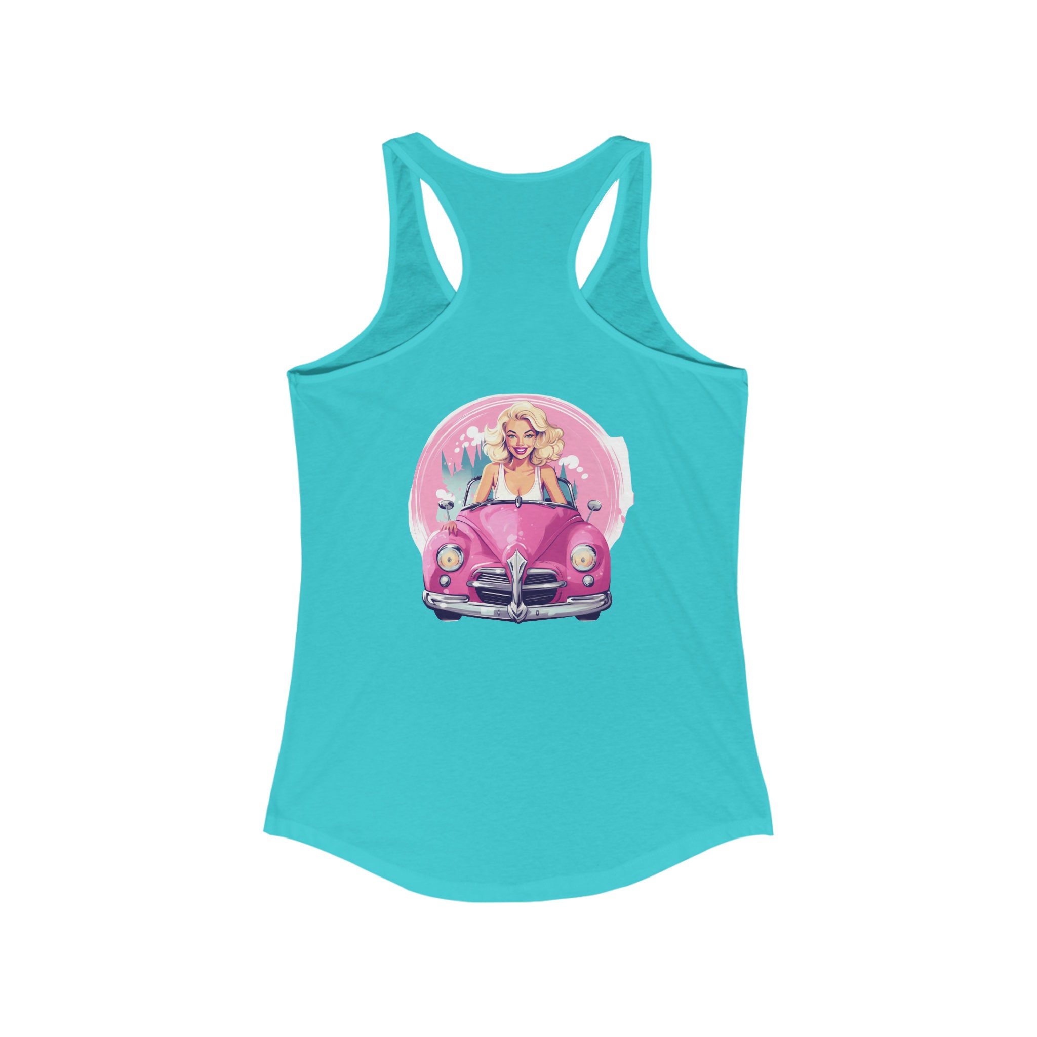 Barbie Corvette Tank Happy Barbie Vibes Tank Perfect for Gym, Yoga, or ...