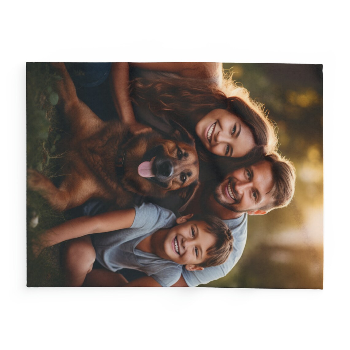 Custom Photo Blanket Family Photo Blanket Custom Fleece Picture Blanket ...