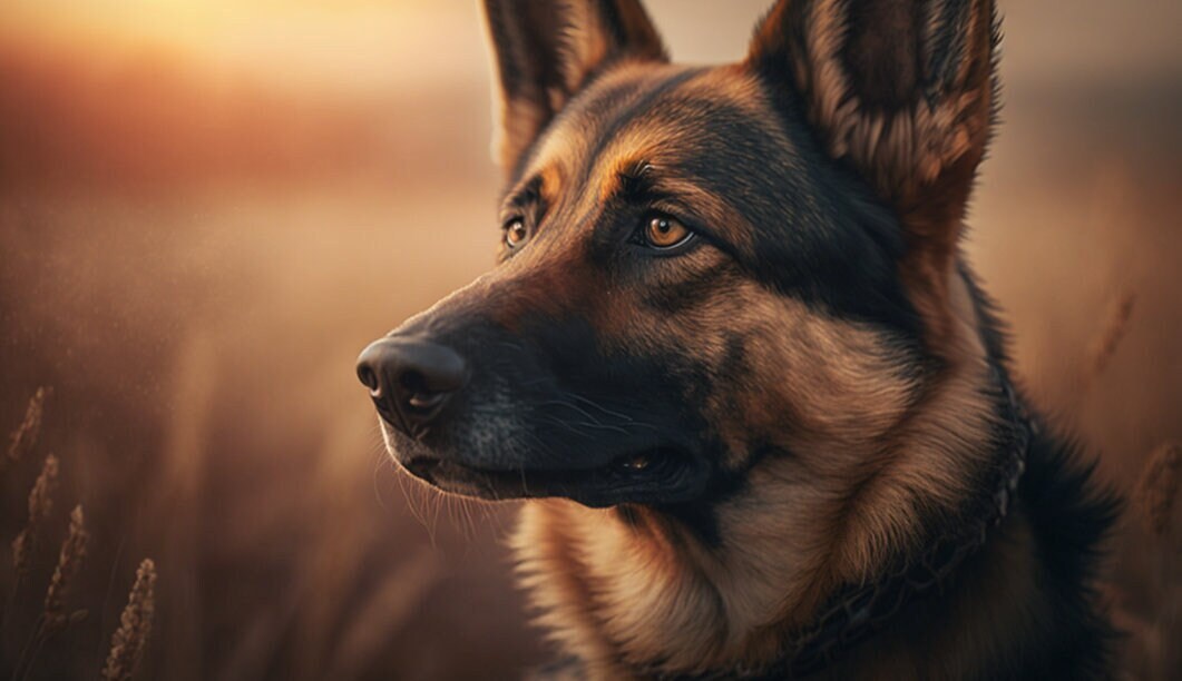 German Shepard-hyper Realistic-natural Lighting - Etsy