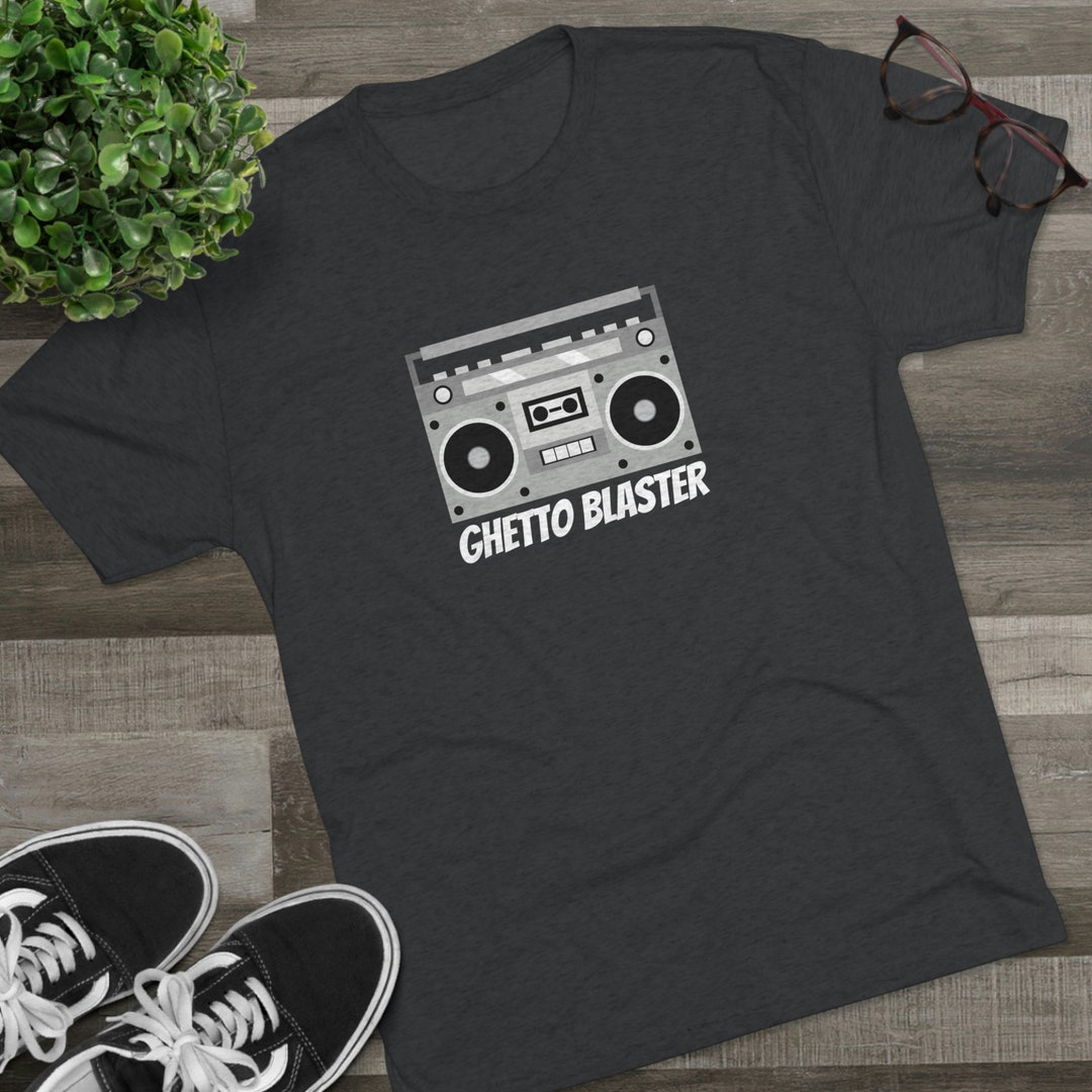 Ghetto Blaster | Next Level Tee | Tri-blend Crew Tee - Etsy
