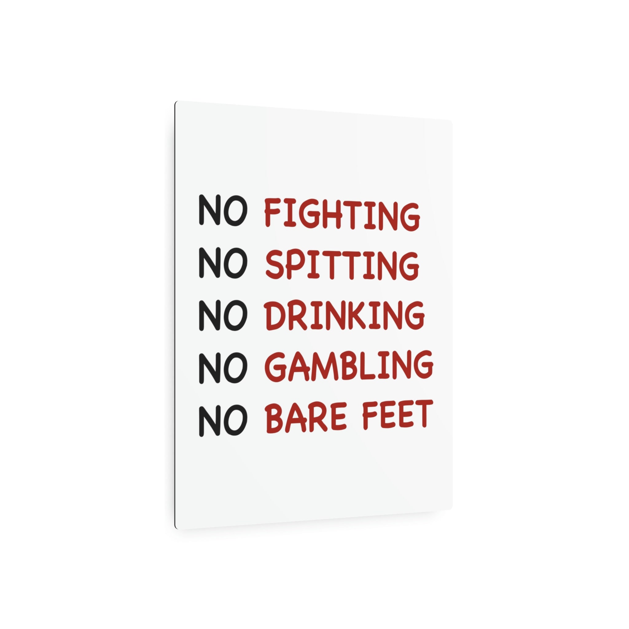 Caddyshack NO FIGHTING Metal Art Sign - Etsy