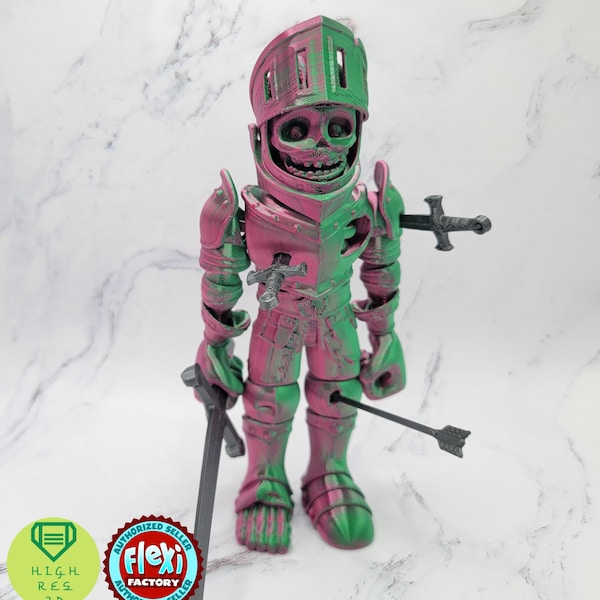 3d Printed Skeleton Knight - Etsy