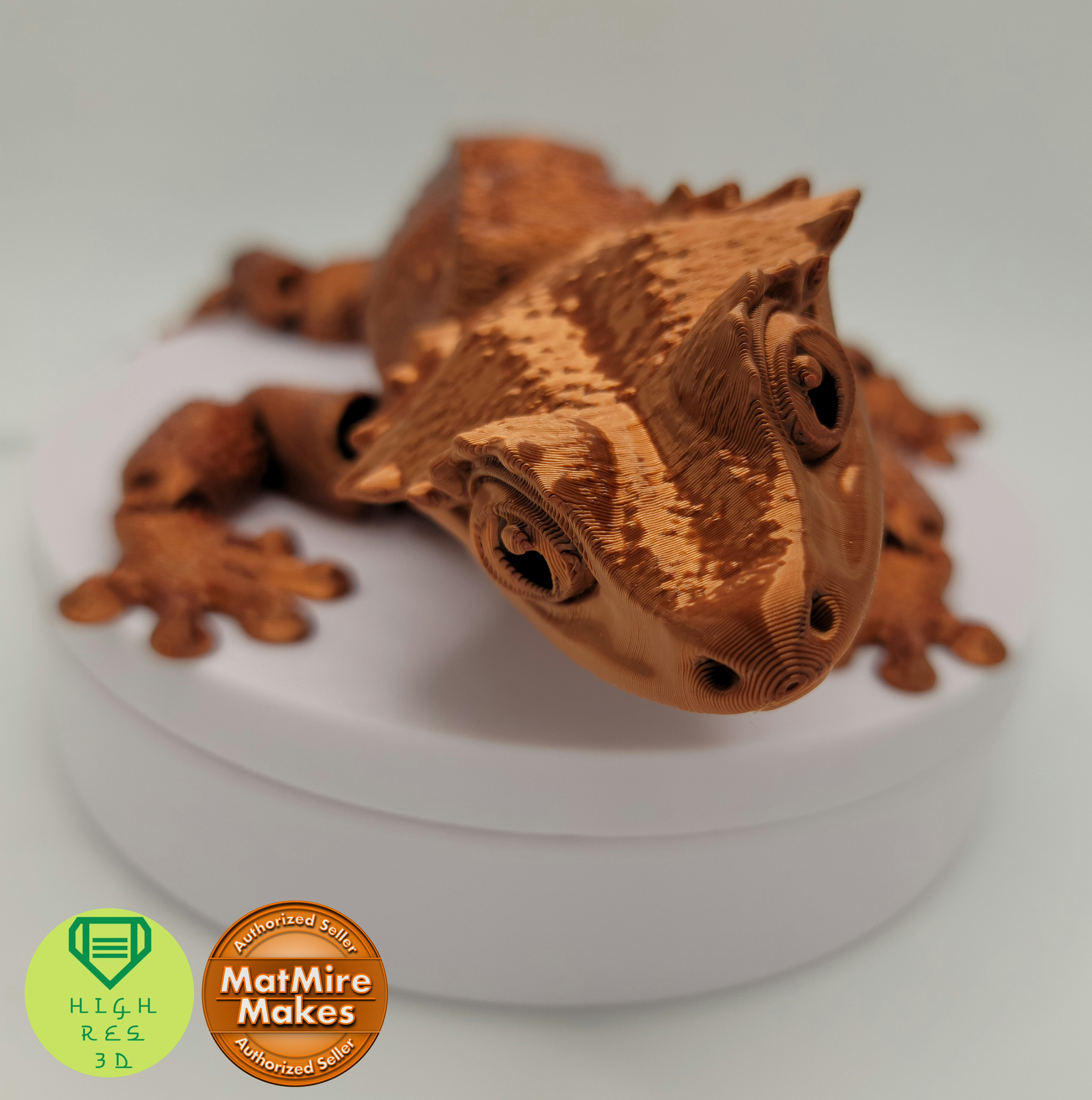 Articulated Crested Gecko / 3D Printed / Fidget / Sensory Toy - Etsy