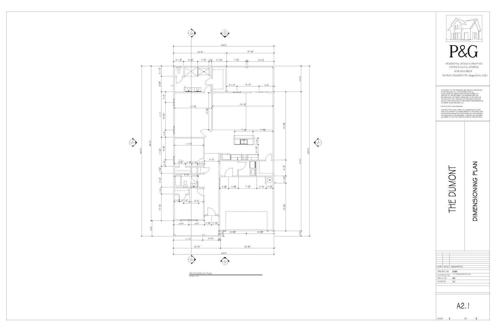 House Plan - 3 Bed 2 Bath - 1 Story Entry Level Home - FULL ...