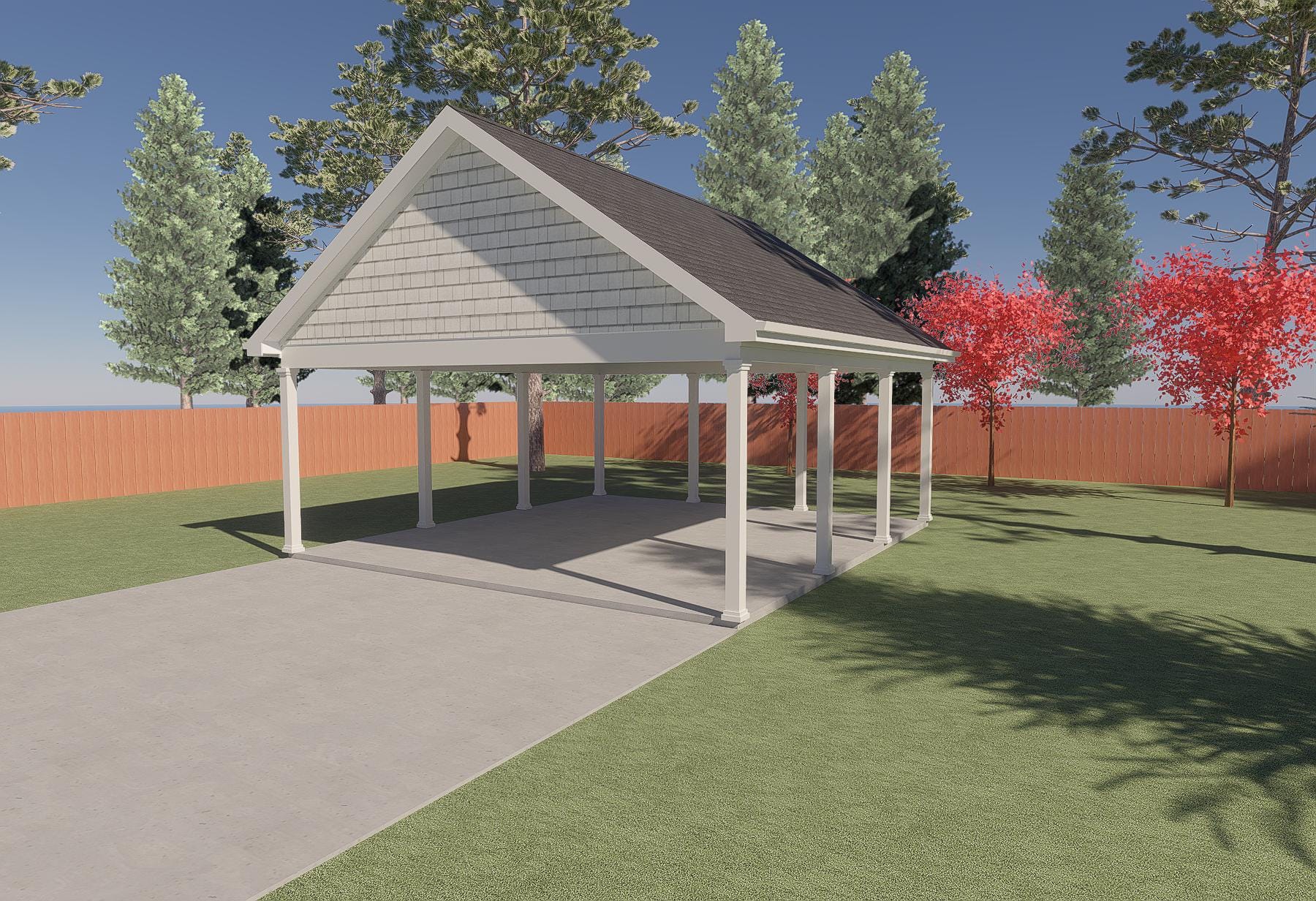 22' X 24' Carport | Full Construction Plan - Etsy