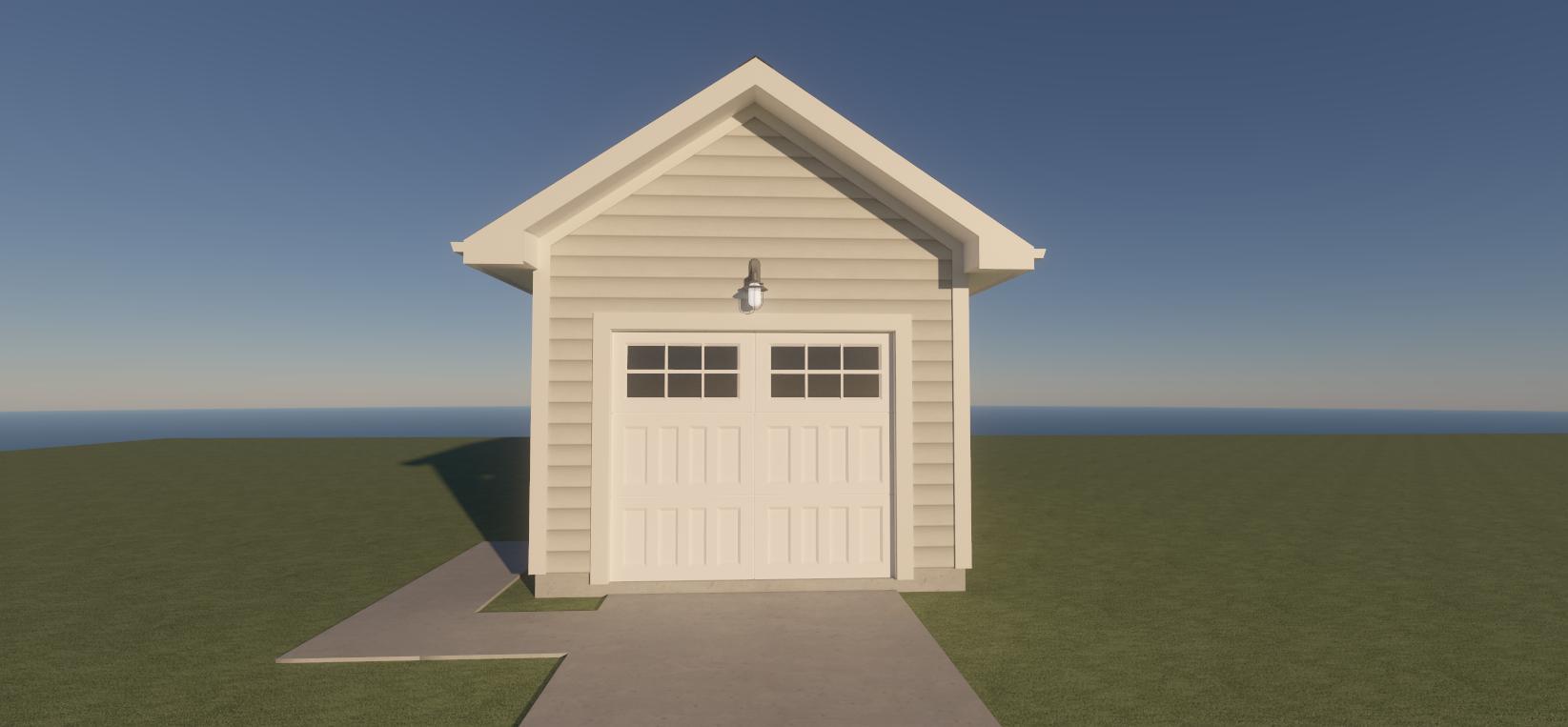 12' X 24' One Car Garage | Full Construction Plan - Etsy