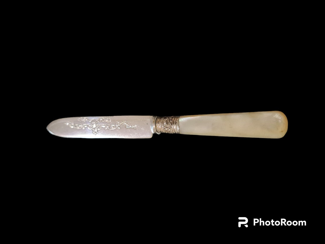 19th Century Mother of Pearl Handle Knife - Etsy