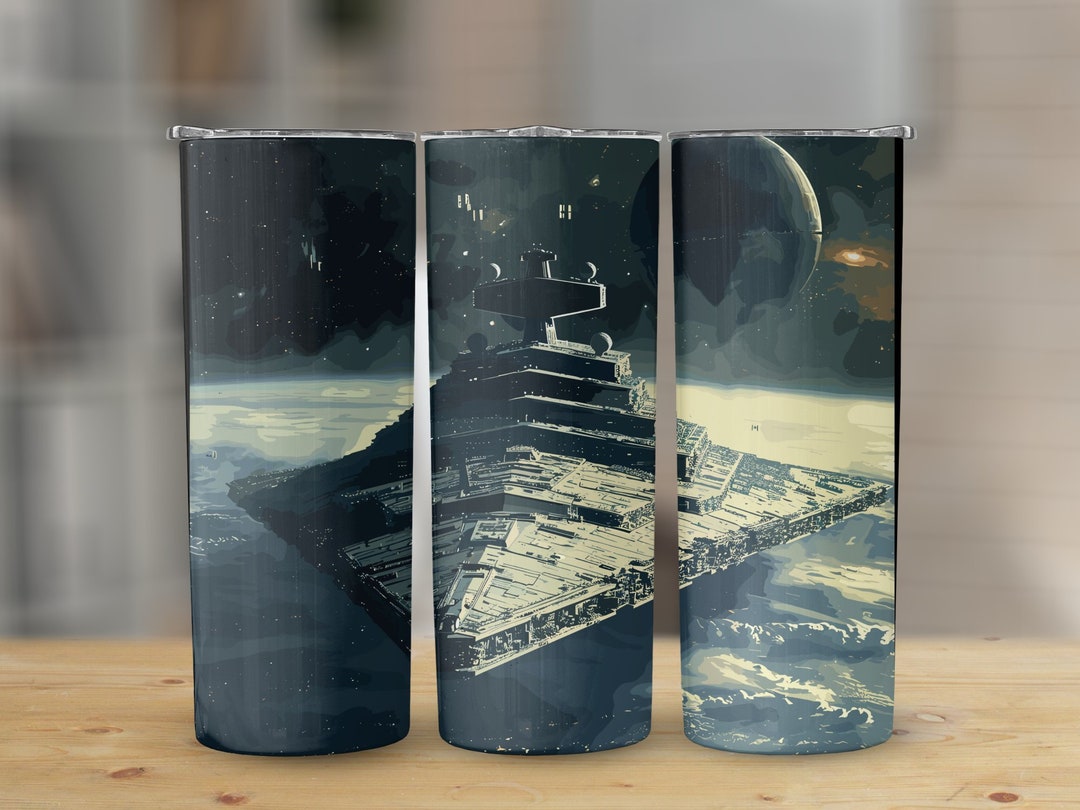 Star Wars Star Destroyer 20 Oz Skinny Tumbler Sublimation Design ...