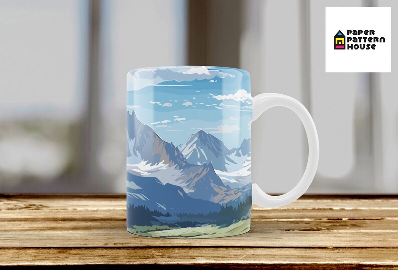 Rocky Mountain National Park Mug Designs, Mug Wraps - 11-15oz Mugs ...