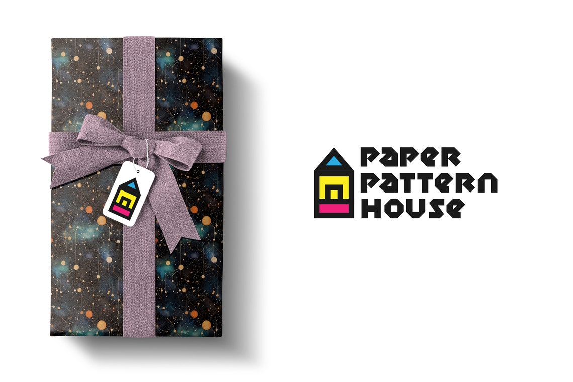 Celestial Stars Digital Paper Set Seamless Textures Star - Etsy