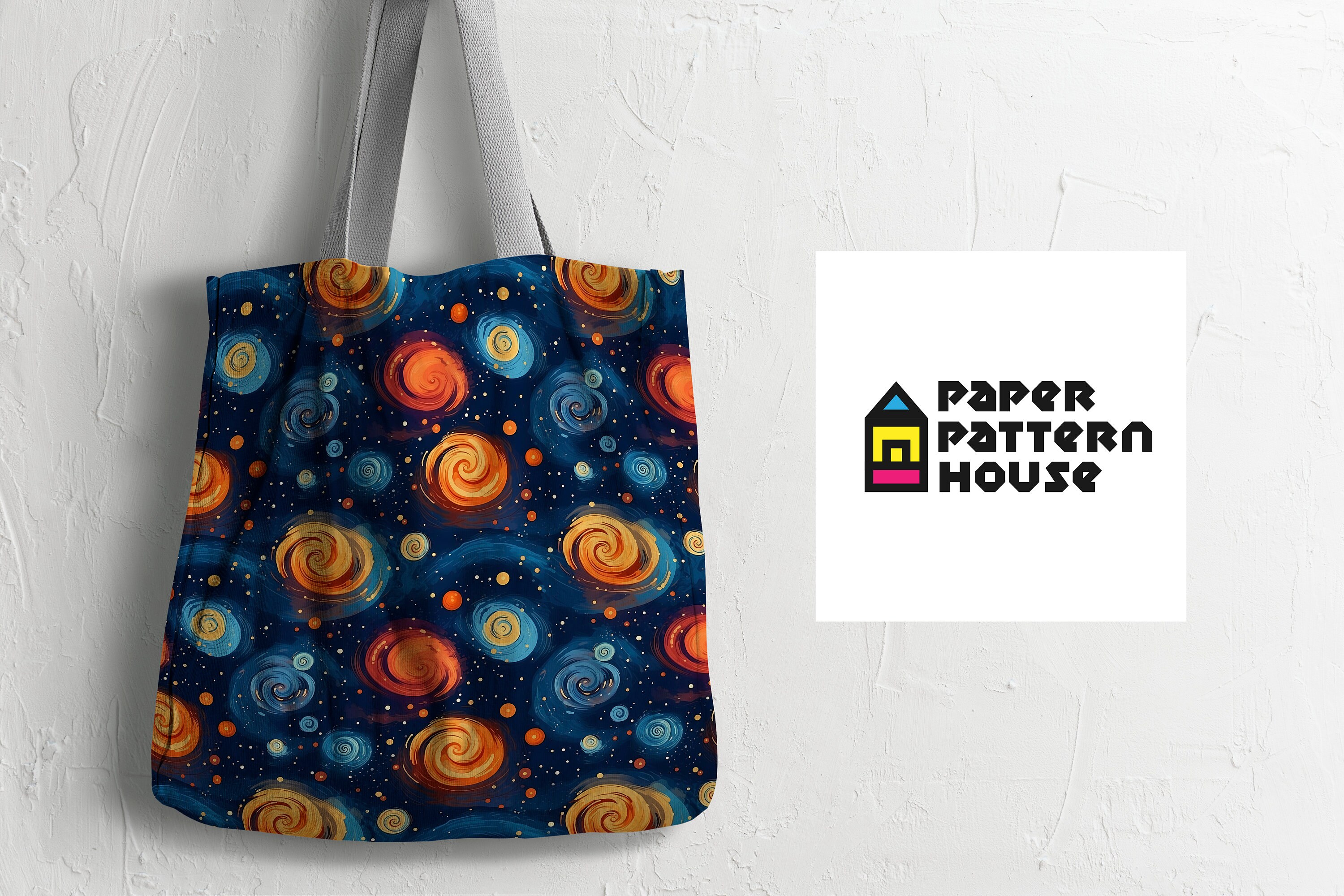 Galaxy Digital Art Paper Set, Seamless Textures, Cosmic Space Patterns ...