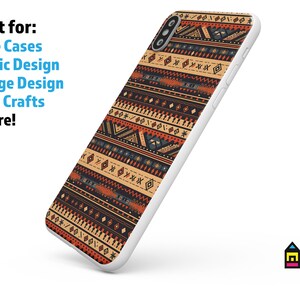 Aztec Pattern Digital Paper Set, Tribal Aztec Textures, Seamless Tribal ...
