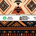 Aztec Pattern Digital Paper Set, Tribal Aztec Textures, Seamless Tribal ...