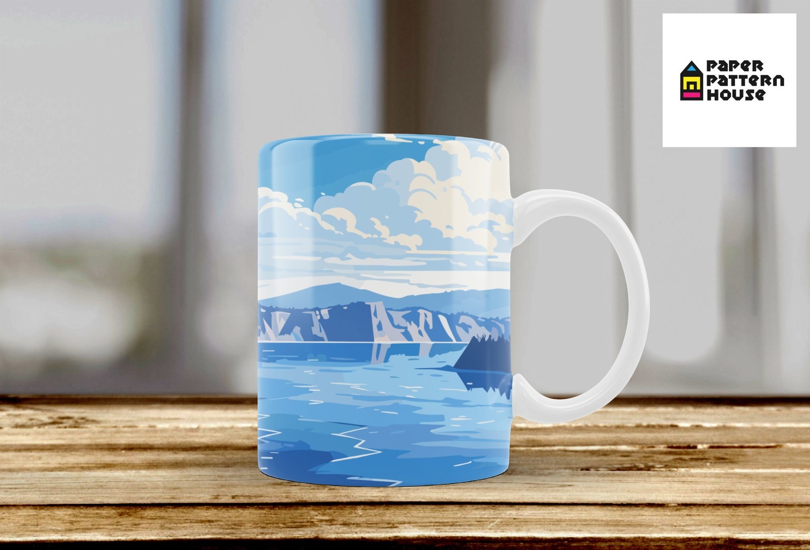 Crater Lake National Park Mug Designs, Mug Wraps - 11-15oz Mugs ...