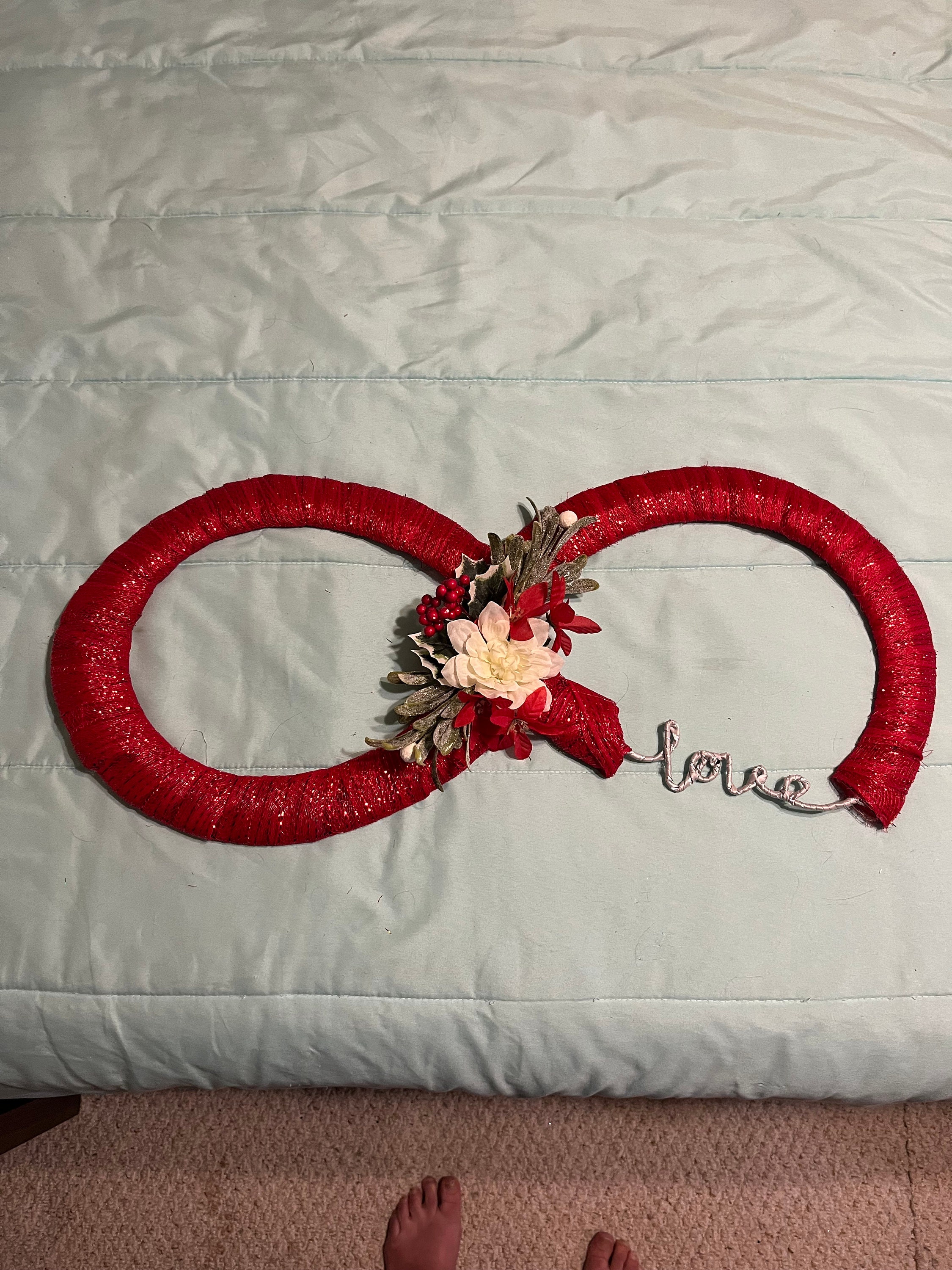 Infinity Love Wreath - Etsy