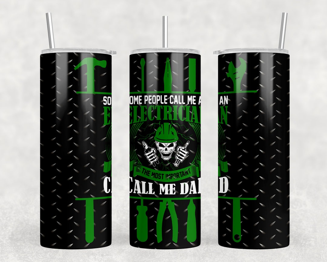 Electrician 20oz Sublimation Tumbler Digital Design - Etsy