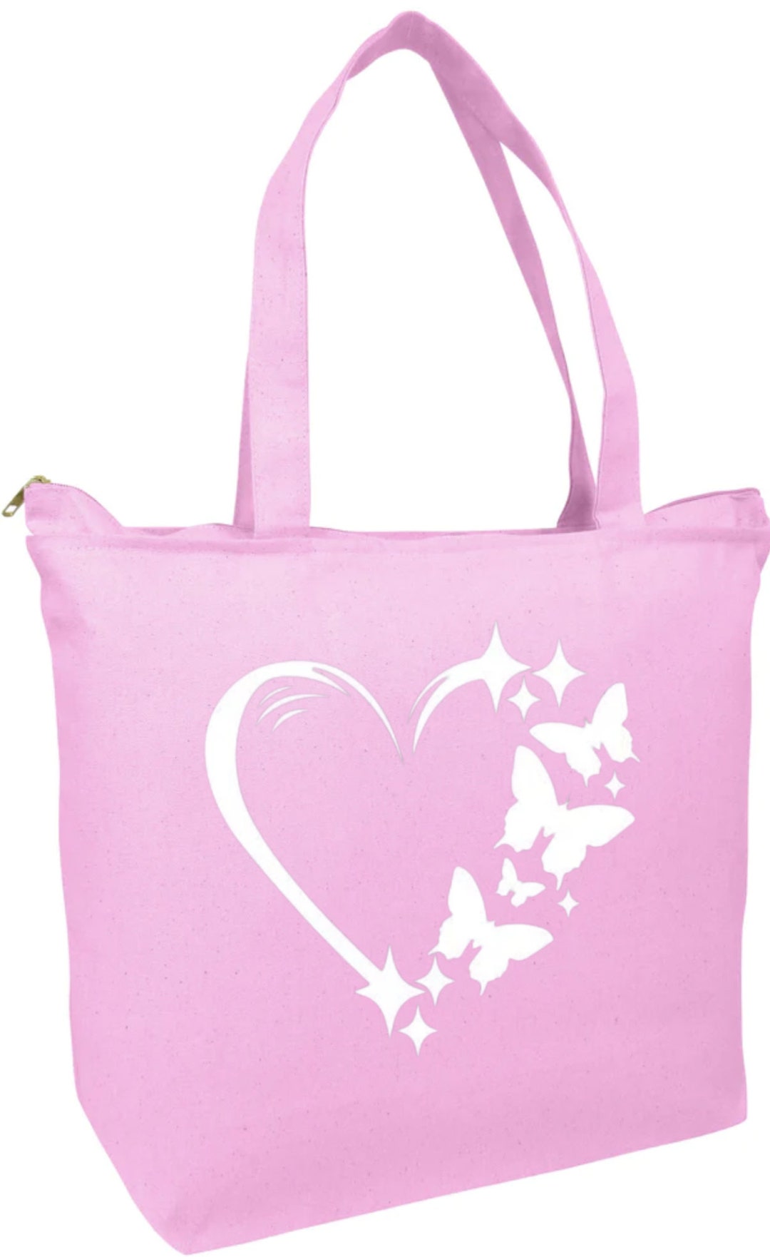 Custom Design Tote Bag With Zipper - Etsy