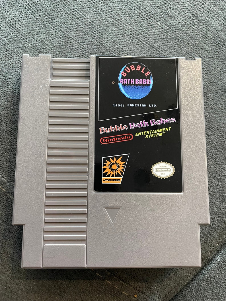 Bubble Bath Babes Nintendo Entertainment System Nes Game Etsy