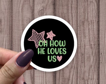 Make Heaven Crowded Sticker, Faith Sticker, Laptop Sticker, Water ...