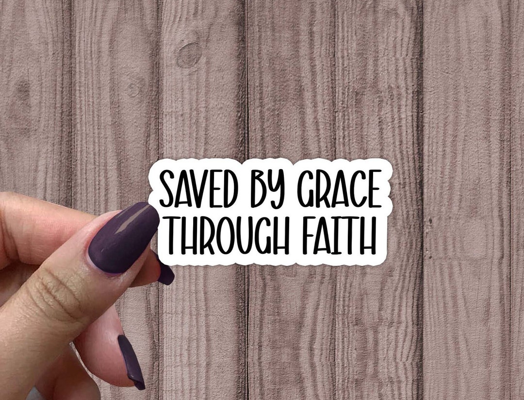 Saved Sticker, Waterproof Sticker, Best Friend Gift, Decals for ...