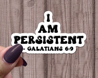 I Am Sticker, Affirmation Stickers, Clear Laptop Sticker, Water Bottle ...