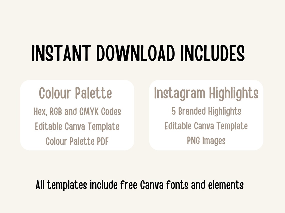 Brand Colour Palette Template Garden Editable Canva Template Hex Codes ...