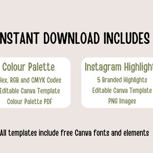 Brand Colour Palette Template Pumpkin Spice Editable Canva Template Hex ...