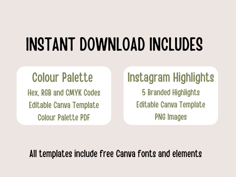 Brand Colour Palette Template Pumpkin Spice Editable Canva Template Hex ...